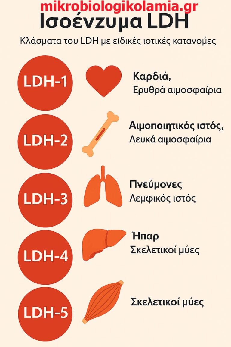 Γαλακτική Αφυδρογονάση (LDH): Εξετάσεις, Τιμές, Παθήσεις & Διαγνωστική ...