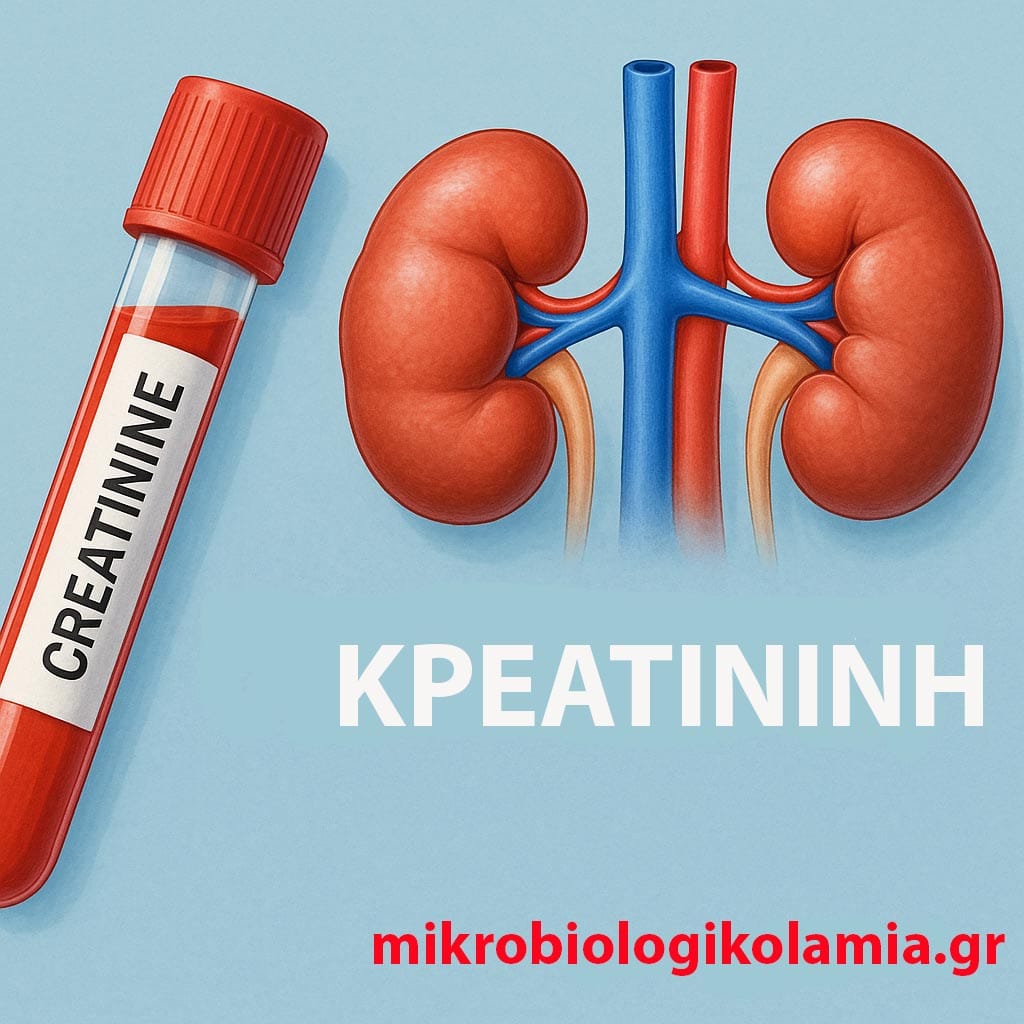 Κρεατινίνη: τι δείχνει, φυσιολογικές τιμές & ερμηνεία | Μικροβιολογικό ...
