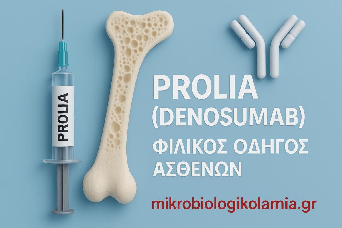 Prolia (Denosumab): Φιλικός Οδηγός για Ασθενείς – Δράση, Παρακολούθηση ...