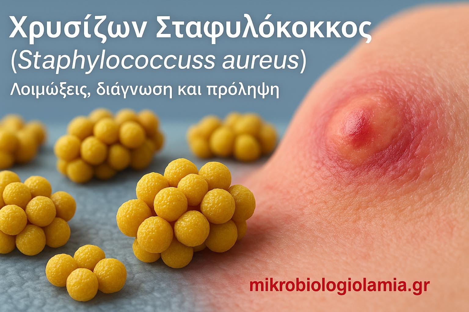 Χρυσίζων Σταφυλόκοκκος (Staphylococcus aureus) – Συμπτώματα, Διάγνωση ...