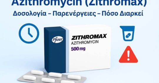 Zithromax: Δοσολογία, Παρενέργειες & Πόσο Κρατάει | Μικροβιολογικό Λαμία