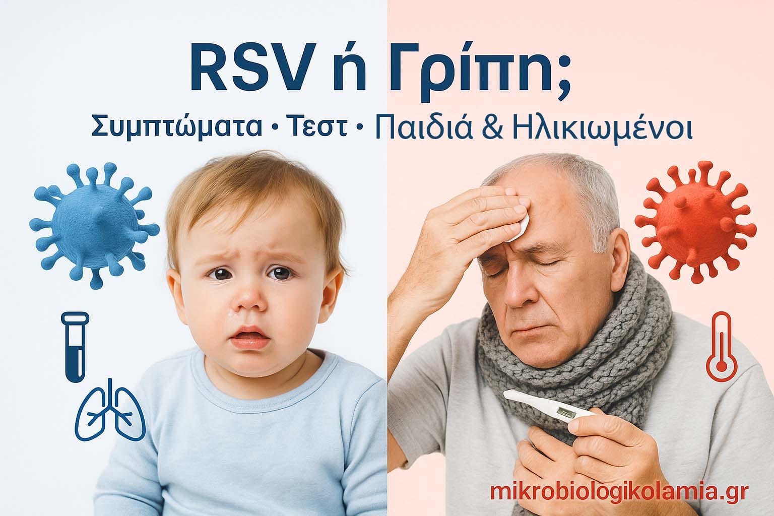 RSV ή Γρίπη; Διαφορές, Τεστ PCR & Τι Ισχύει για Παιδιά | Μικροβιολογικό ...